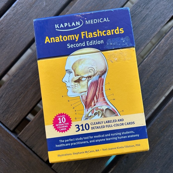Kaplan | Other | Kaplan Medical Anatomy Flashcards 2nd Edition | Poshmark
